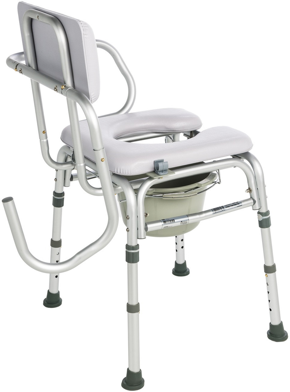 Lumex 7947KD-1 Padded Commode Toilet Chair