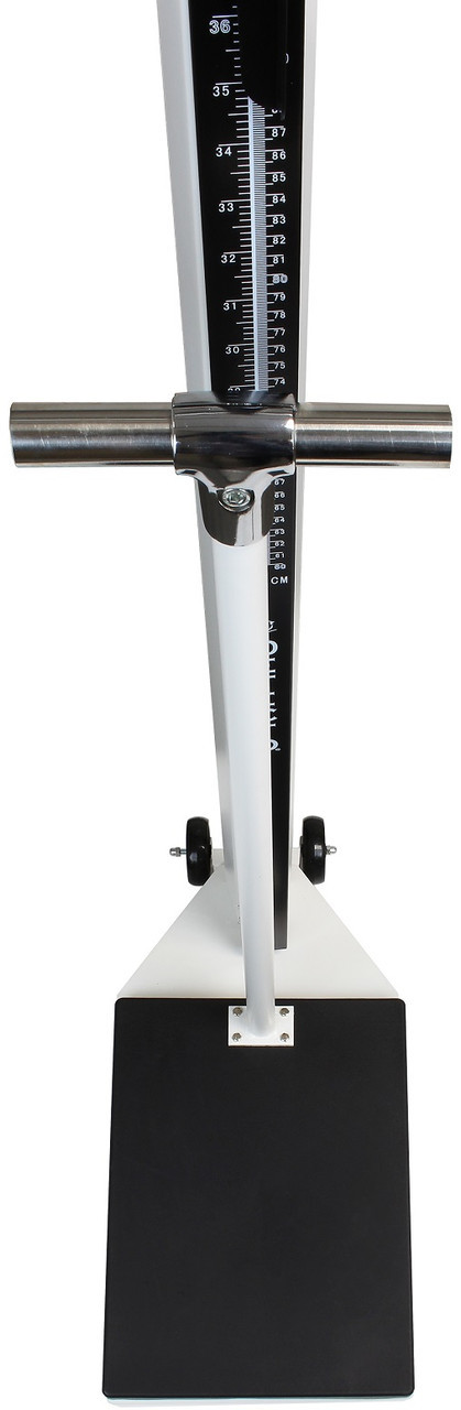 Detecto 448 Eye-Level Physician Scale with Wheels, Handpost & Height Rod