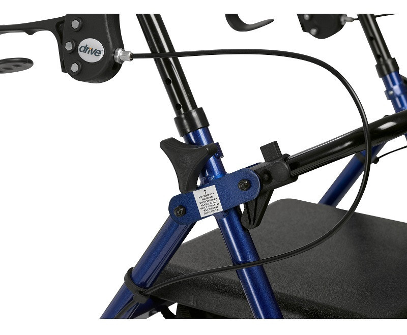 Drive R728 Lightweight Rollator w/ Padded Seat, 8" Wheels