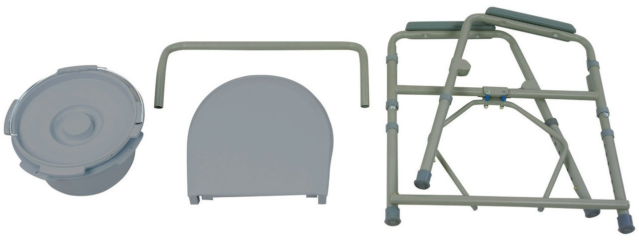 Drive Steel Folding Commode Chair 11148-1