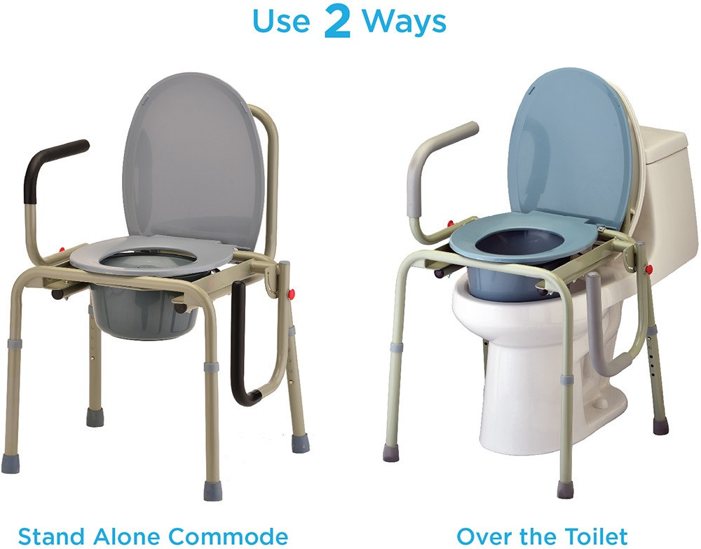 Nova 8900 Drop-Arm Commode