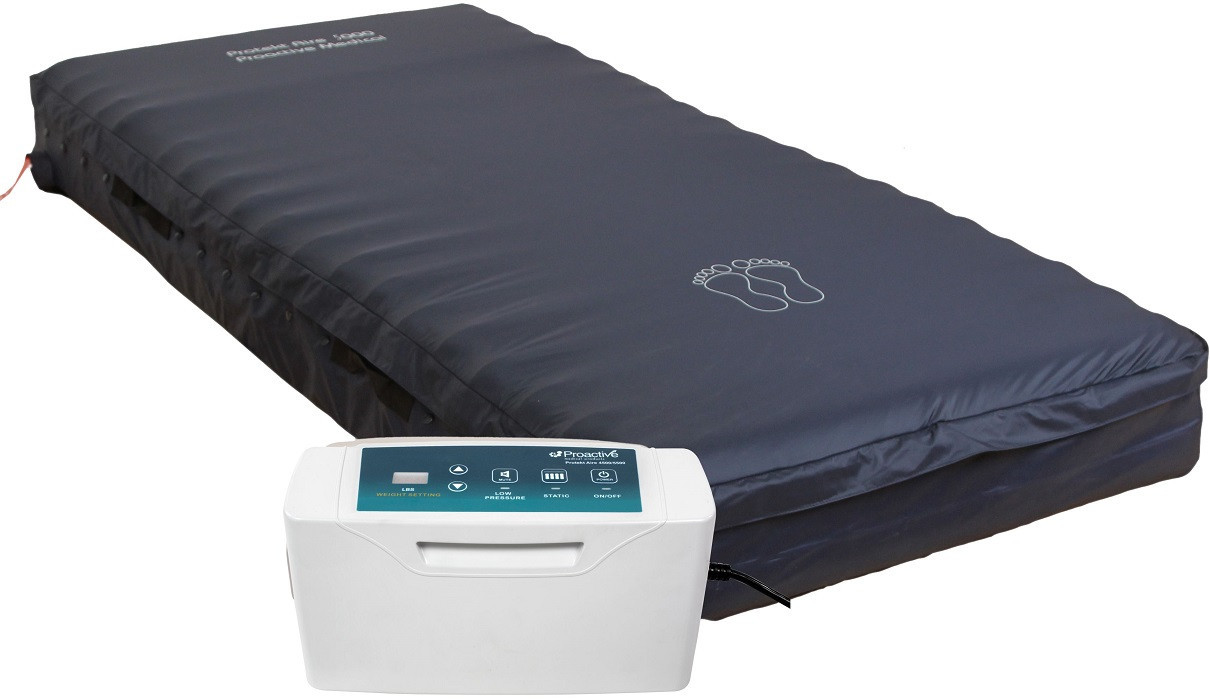 Alternating Pressure Air Mattress System w/ 3" Foam Base and Digital ...