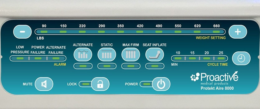 Bariatric Alternating Pressure Mattress System with Side Air Bolsters ...