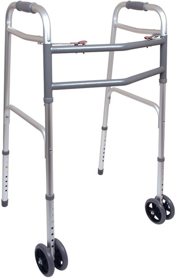 Tuffcare W500BW Bariatric Folding Walker w/ Wheels