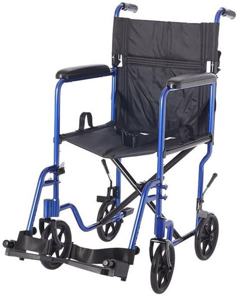 Drive RTLFW19RW-RD Flyweight Lightweight Transport Wheelchair
