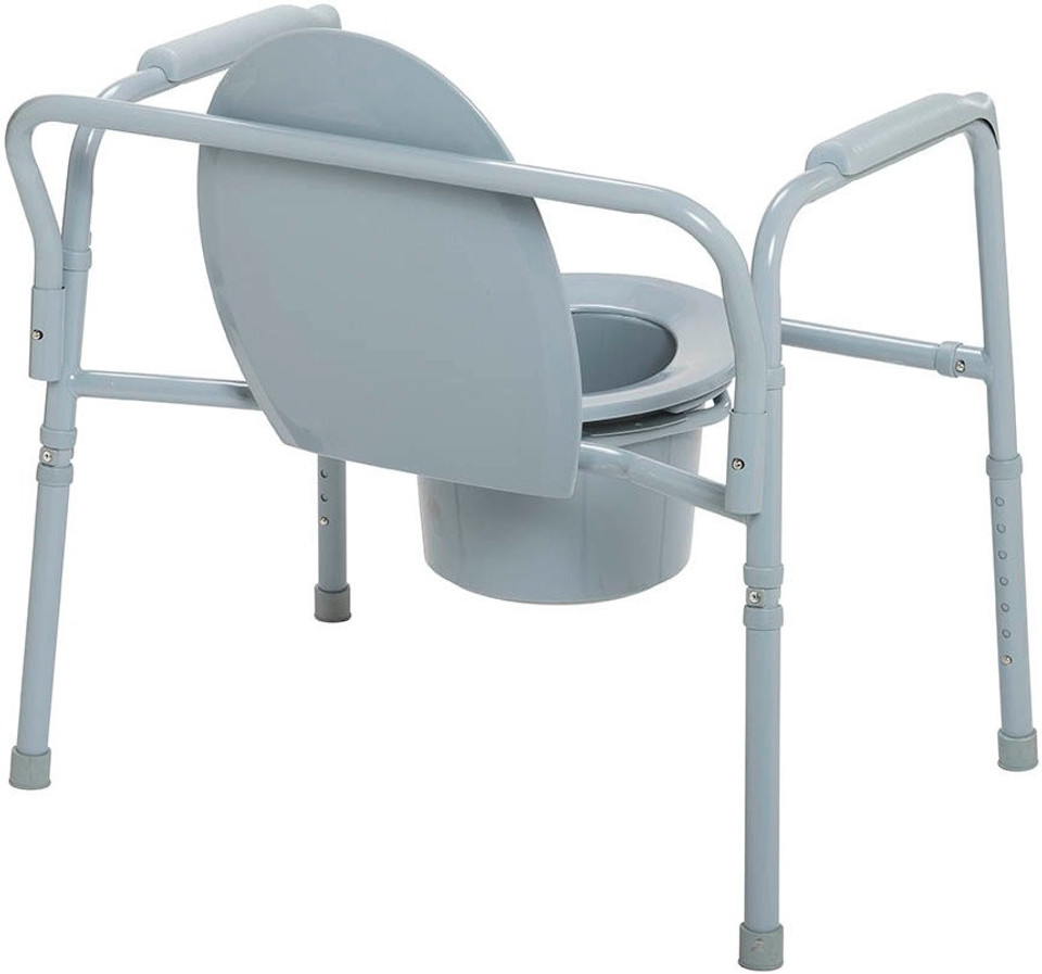 Drive Extra Wide Heavy Duty Folding Commode Chair 11117N-1