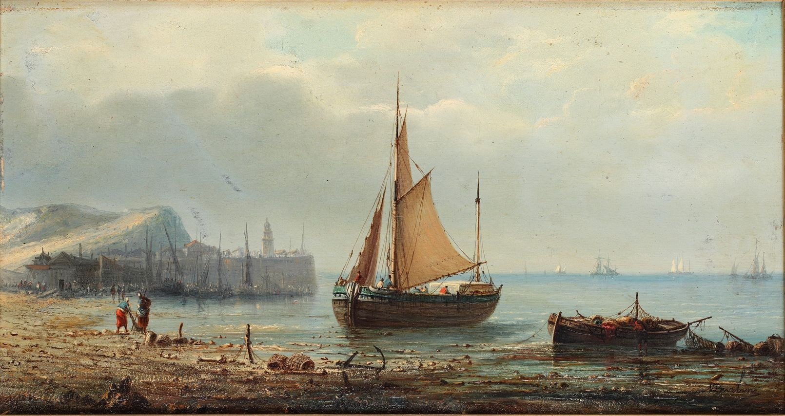 PORTS NORMANDS DE NATHALIE BURLIN (1875-1921) - Galerie Atena