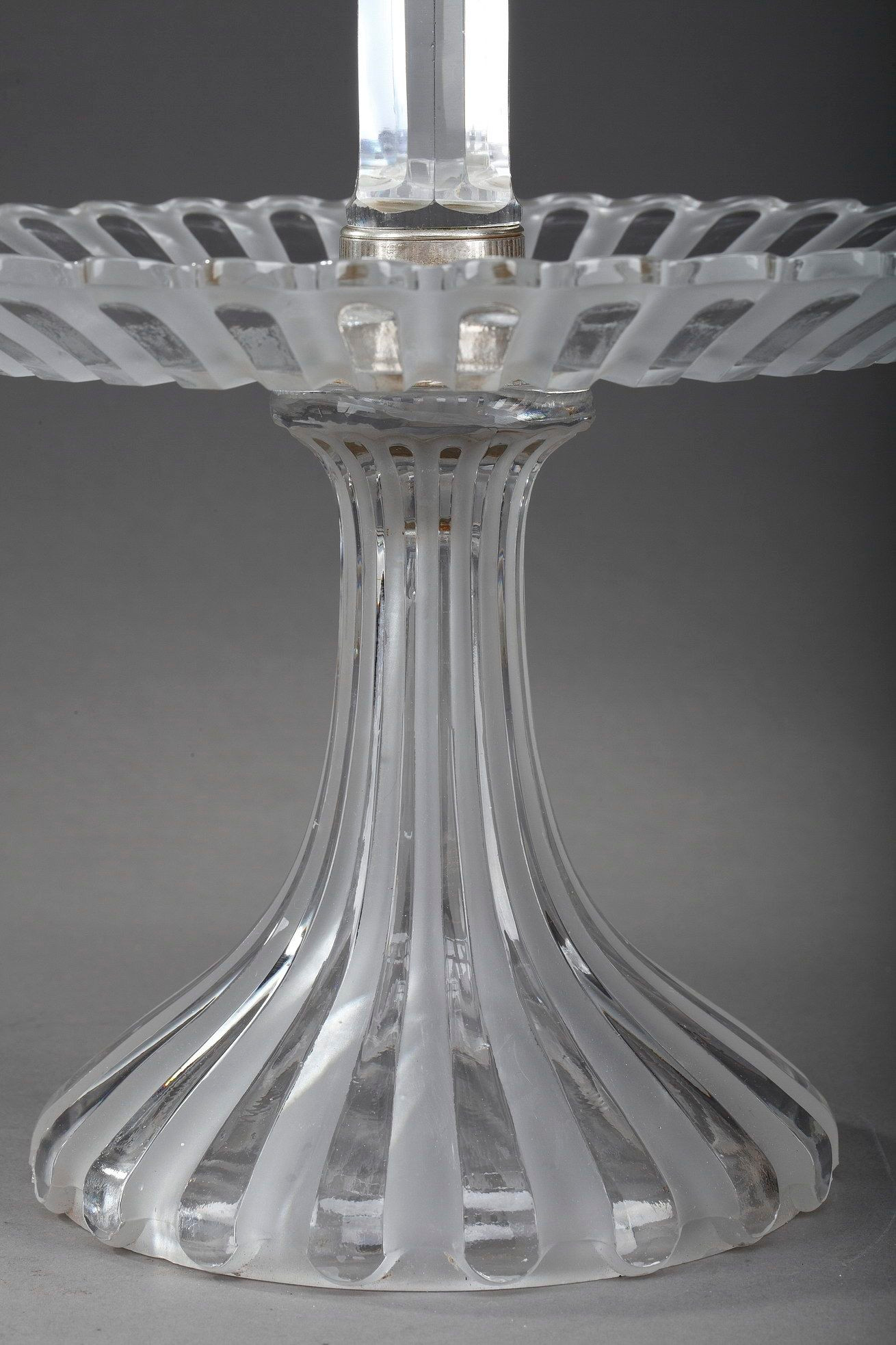 Serviteur muet en cristal de Baccarat, XIXe siècle