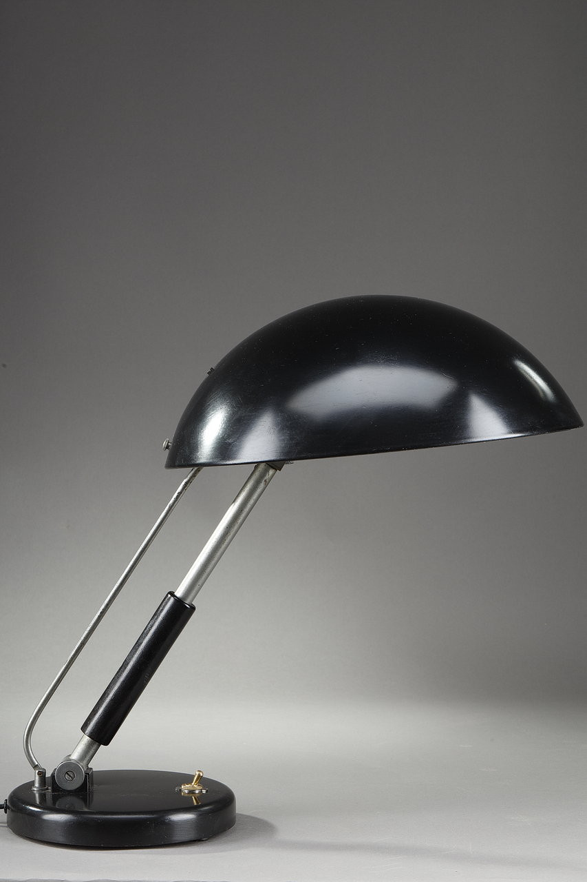 Lampe "6580 Super" du designer Karl Trabert, d'époque Art Déco.