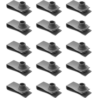 GM 15-Piece Body Clip U-Nut Kit, Long (5/16-18)