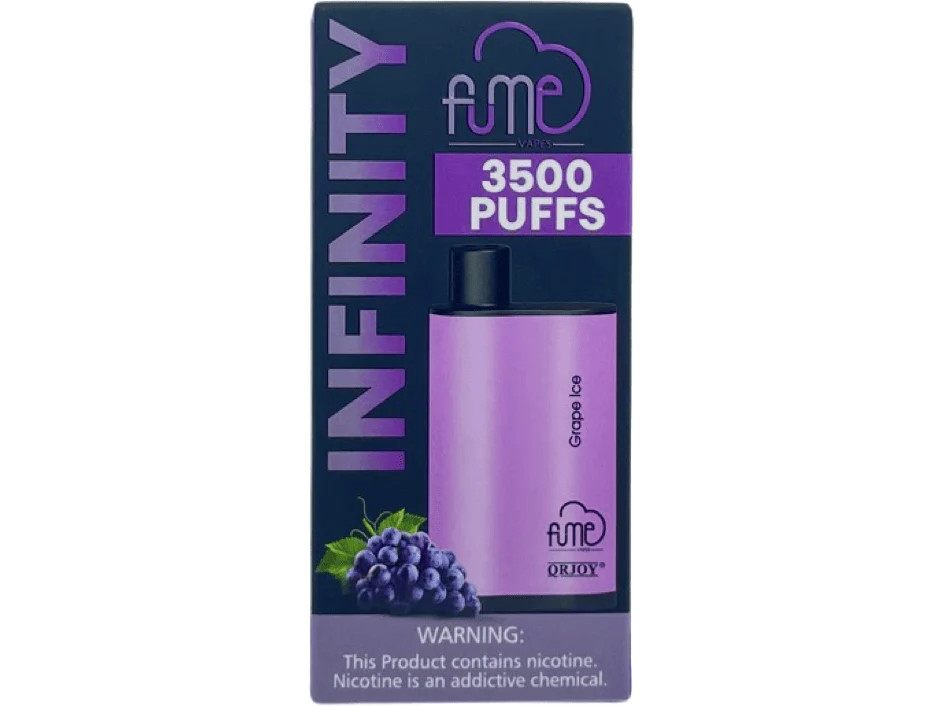 FUME Infinity 3500 Puffs Disposable Vape | Banana Ice | Trippy Vapors