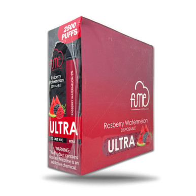Raspberry Watermelon FUME Ultra 2500 Puff Disposable Vape | $13.99 ...