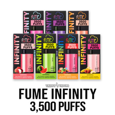 FUME Infinity 3500 Puffs Disposable Vape | Assorted Flavors | Trippy Vapors