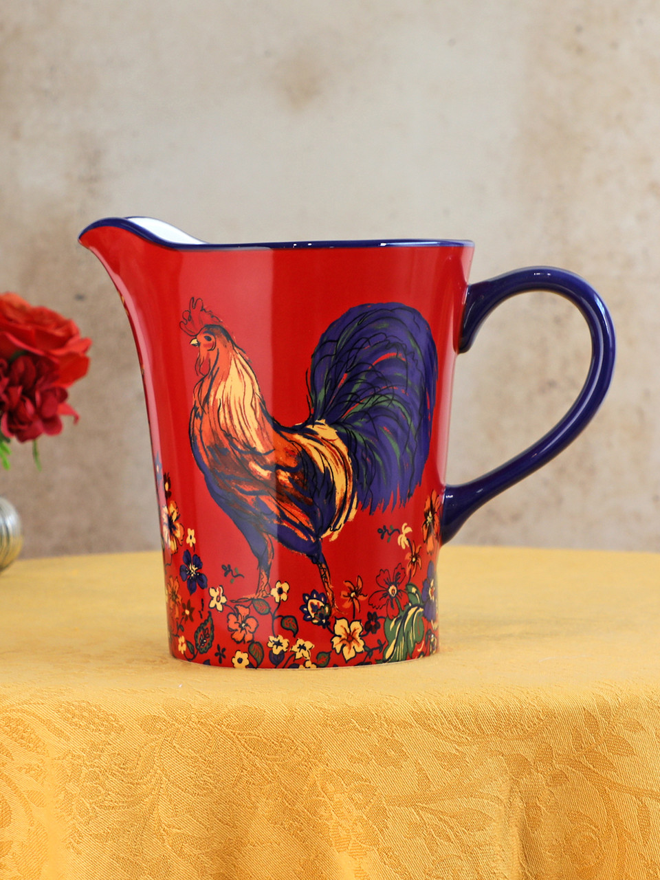 Morning Rooster Pitcher | Shop Beautiful Designs by April Cornell