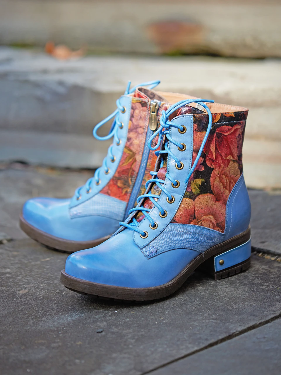 Marty Boot - Blue Multi | Shop Beautiful Designs by April Cornell