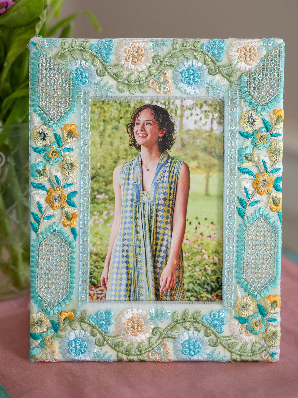 Bel Canto Picture Frame - Turquoise | Shop Beautiful Designs by April ...