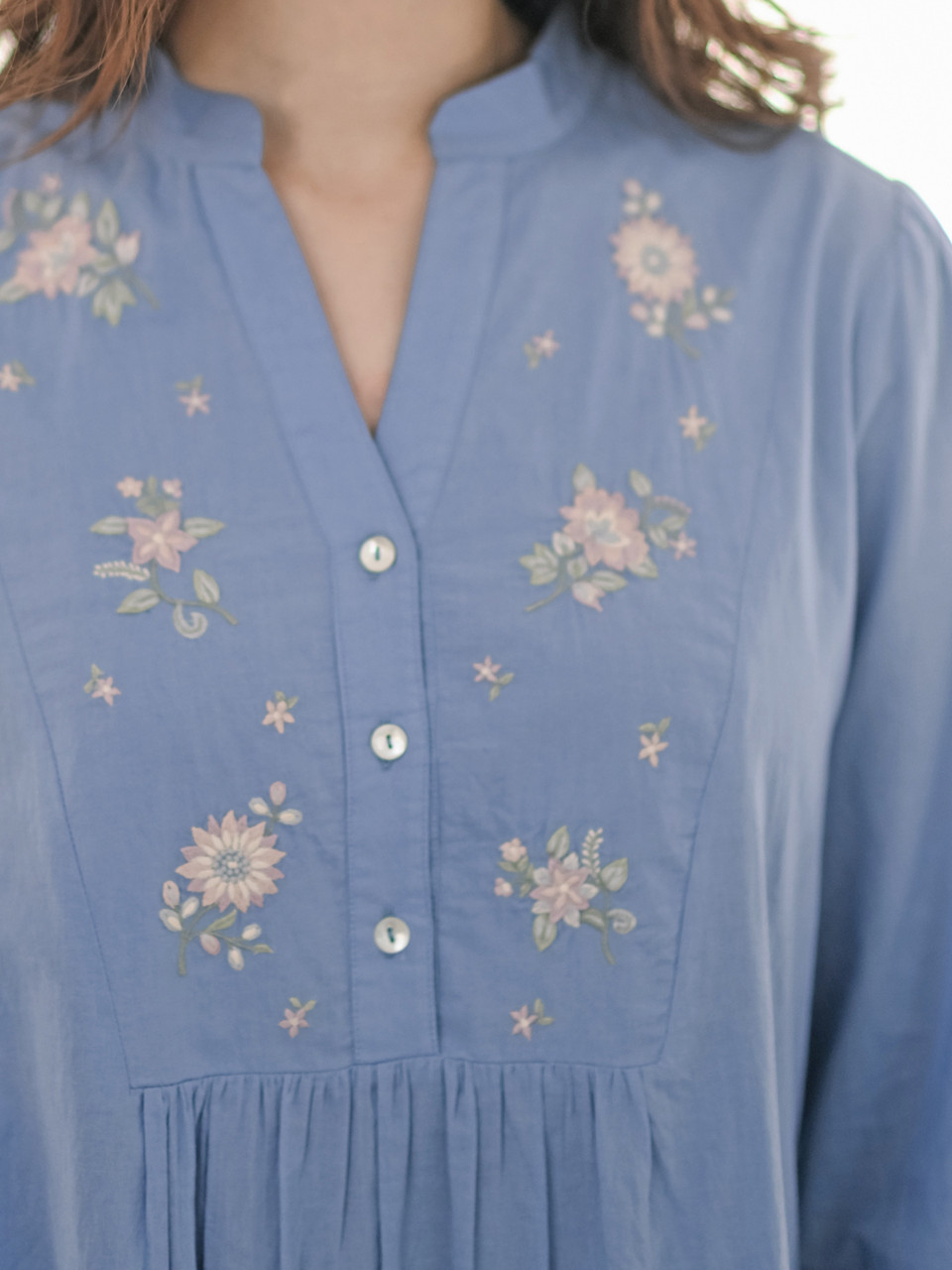 Peri Paradise Nighty - Periwinkle | Shop Beautiful Designs by April Cornell