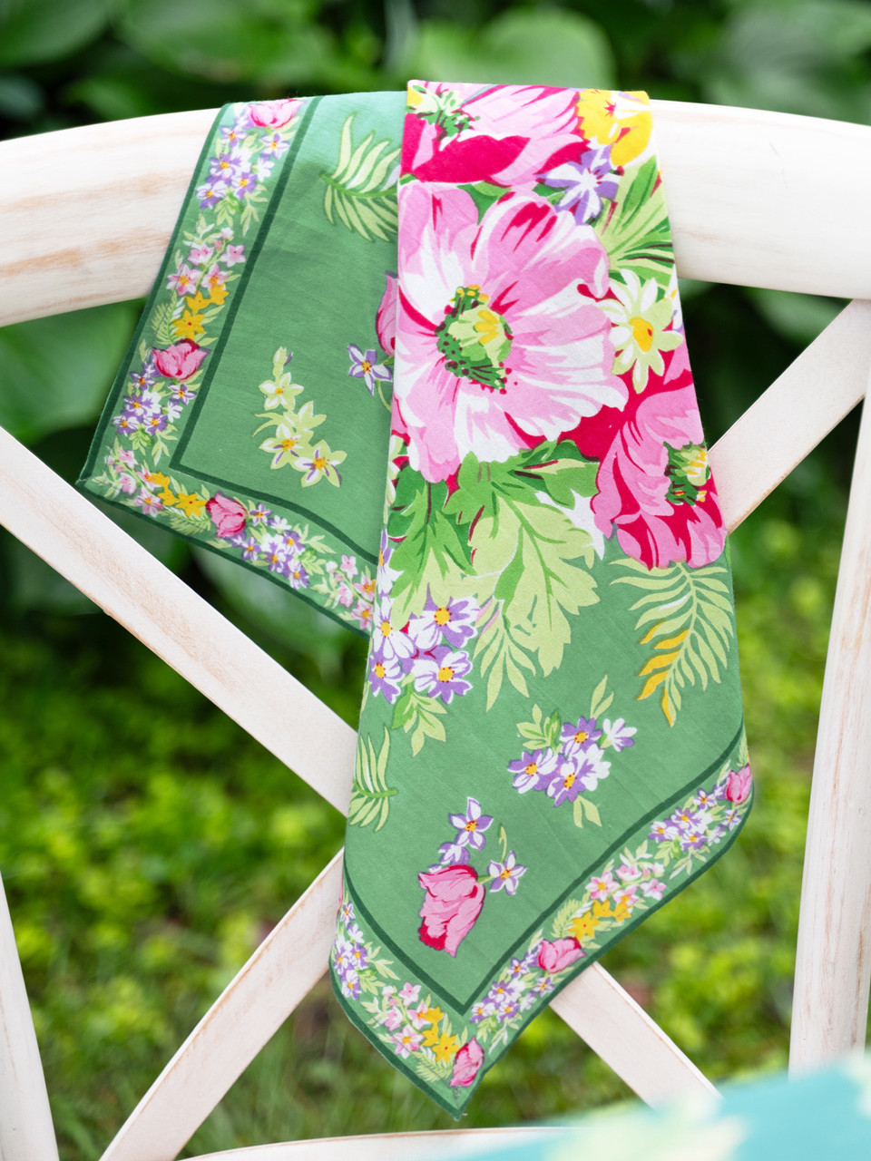 Charming Napkin Set of 4 - Jade Green | Shop Beautiful Designs by April ...
