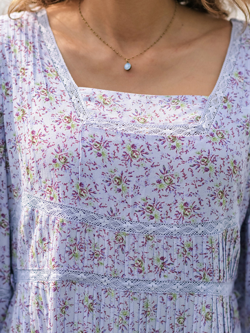 Cornwall Dress - Periwinkle | Shop Beautiful Designs by April Cornell