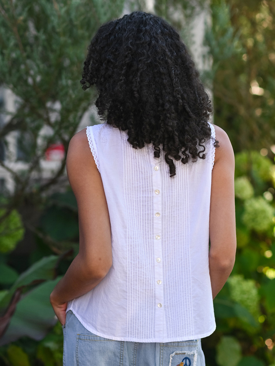 Cathy Camisole - White | Shop Beautiful Designs by April Cornell