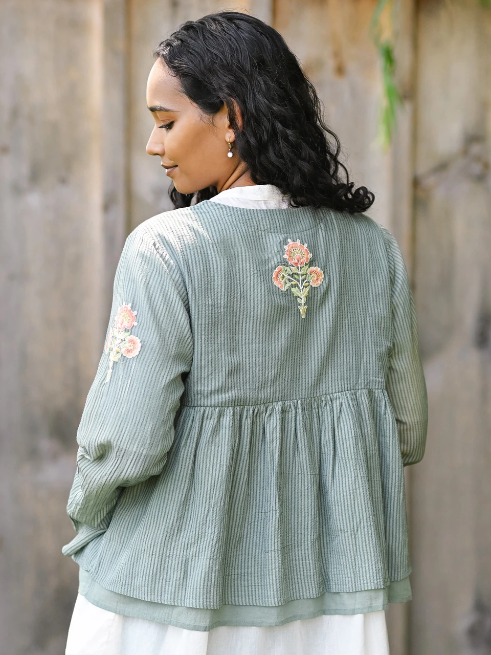Happiness Cover Up - Soft Teal | Shop Beautiful Designs by April Cornell