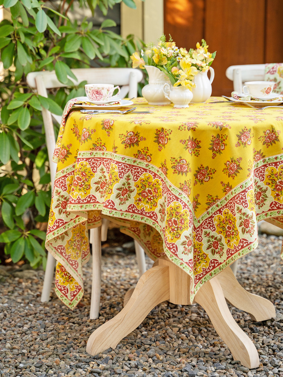 Antique Tablecloth - Gold | Shop Beautiful Designs by April Cornell