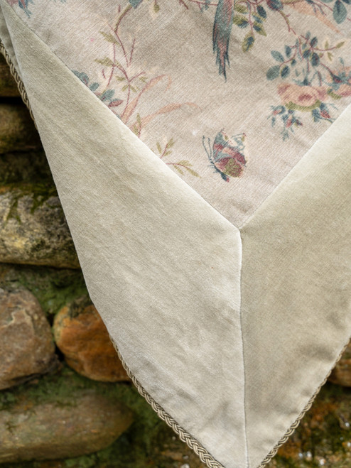 Vienna Velvet Throw - Mist | Shop Beautiful Designs by April Cornell
