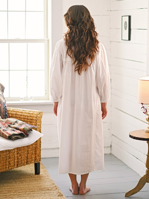 Tuscan Flower Nighty - White | Shop Beautiful Designs by April Cornell