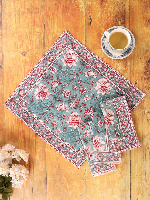 Breeze Block Print Napkin Set of 4 | Shop Beautiful Designs by April ...