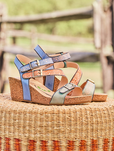 Tanja Sandal Mint Multi Shop Beautiful Designs By April Cornell