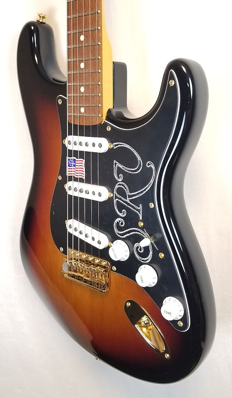 Stevie Ray Vaughan Stratocaster Electric Guitar - Gelb Music