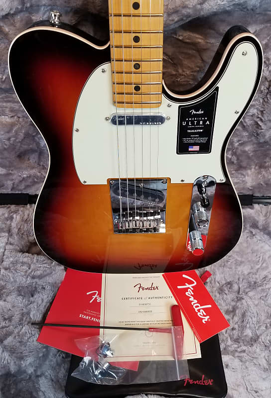 Fender American Ultra Telecaster Electric Guitar, Maple Fingerboard ...
