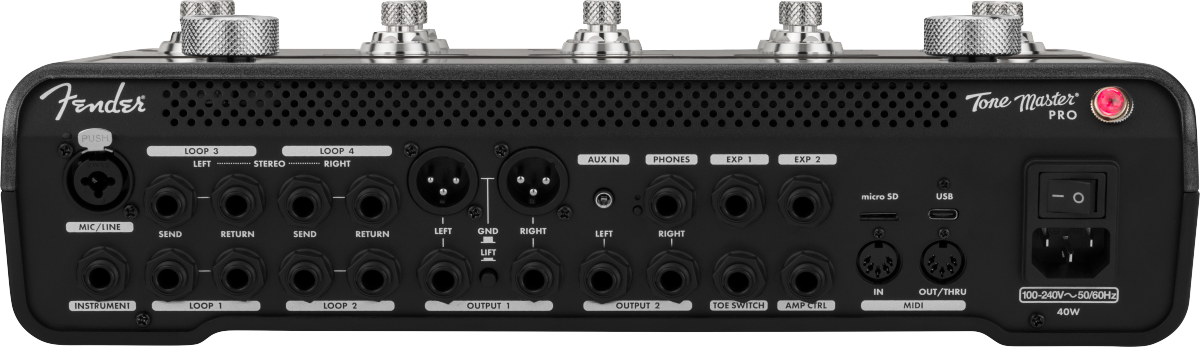 Fender Tone Master® Pro Multi-Effects Guitar Workstation - Gelb Music