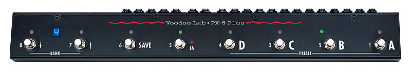 Voodoo Lab PX-8 PLUS True Bypass Programmable Pedal Switcher - Haight ...