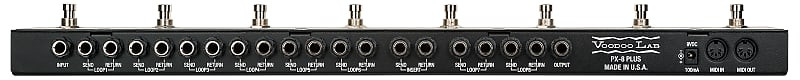 Voodoo Lab PX-8 PLUS True Bypass Programmable Pedal Switcher - Haight ...