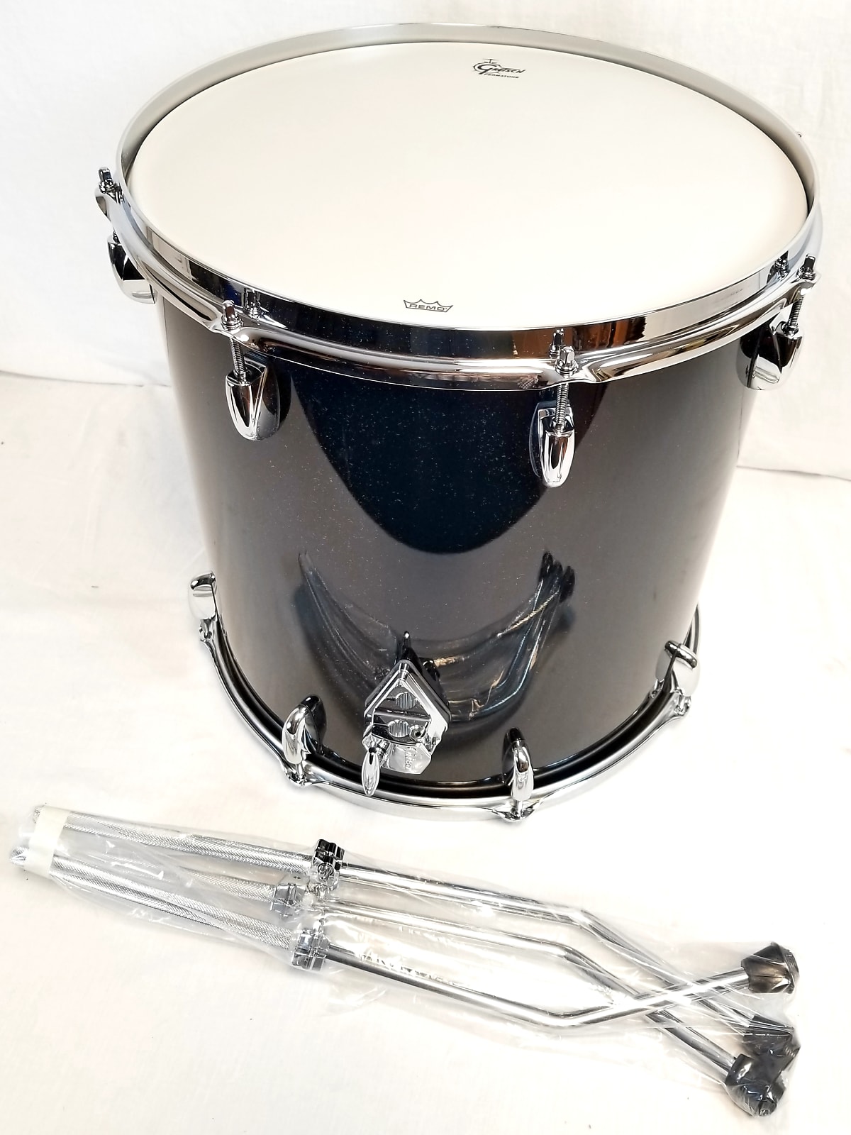 Gretsch USA Custom 4 Piece Drum Kit Shell Pack #1269525, Piano Black ...