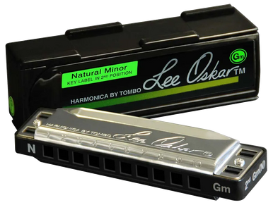 Lee Oskar Natural Minor Harmonica in The Key of "E" - Gelb Music