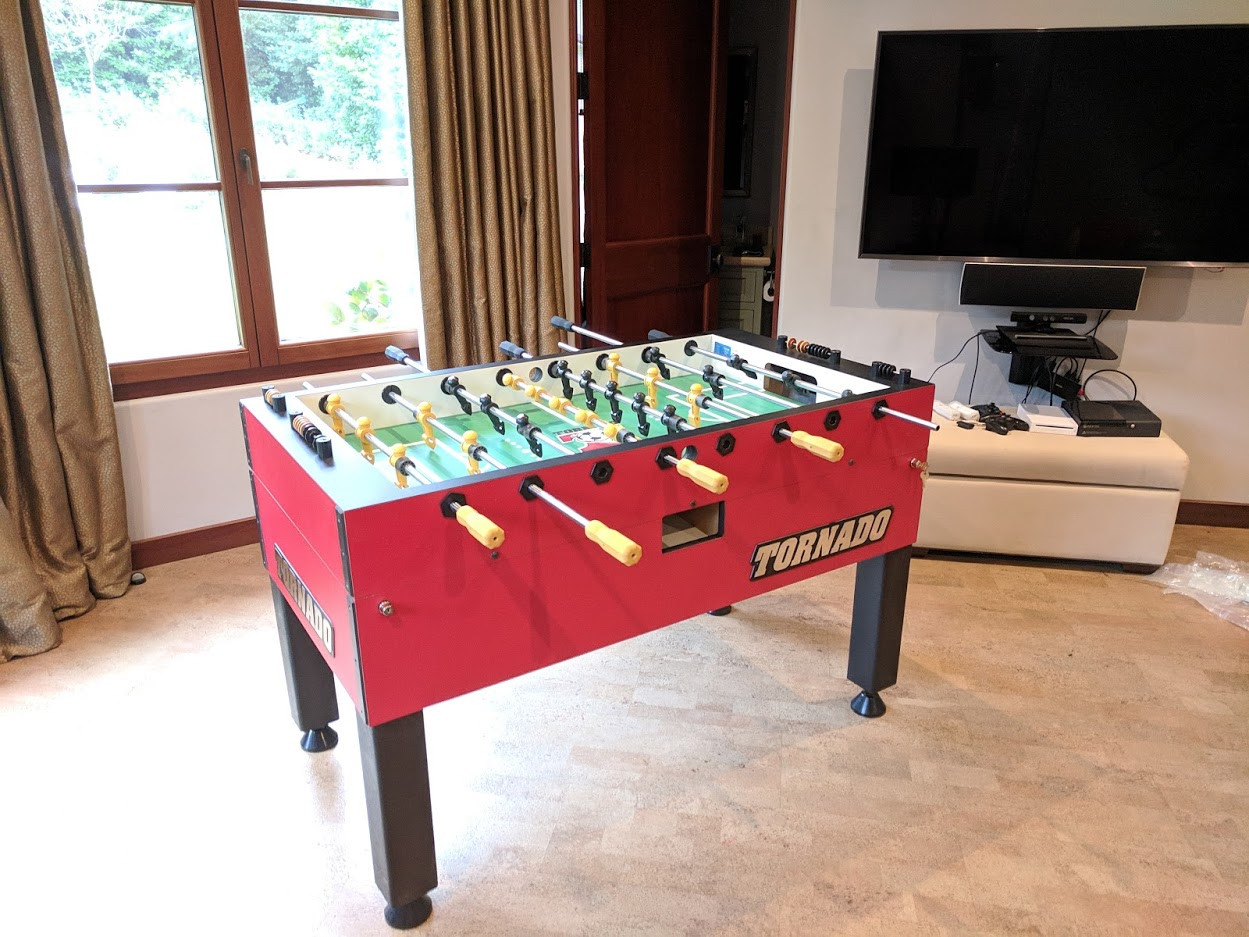 Buy Tornado Tournament T3000 Red Foosball Table | Billiard Wholesale