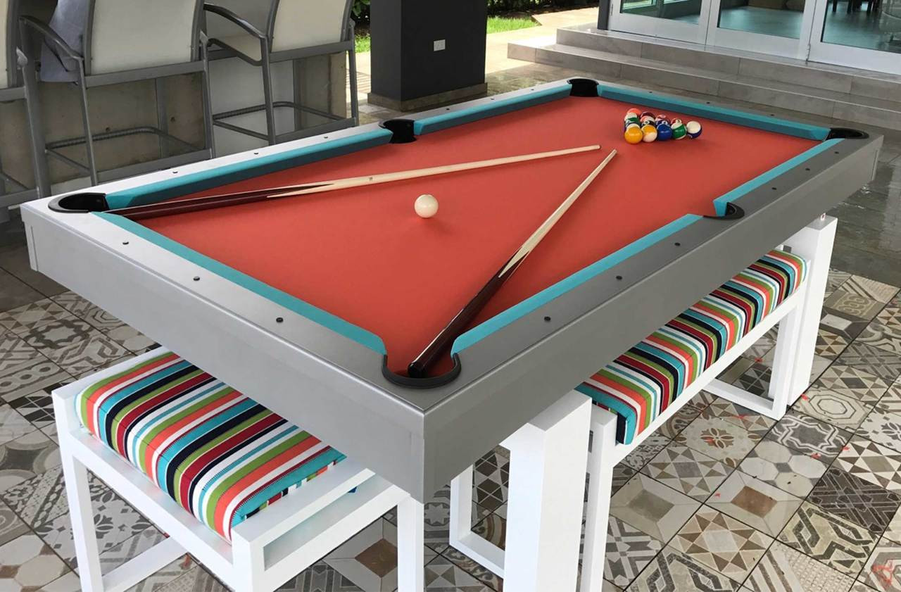7 to 9 Ft South Beach Pool Tables - R&R Outdoors | Billiard Wholesale