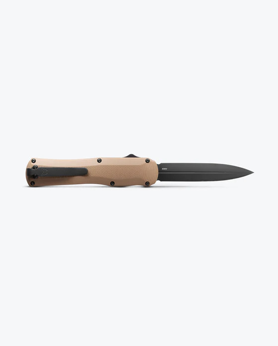 Benchmade 3400BK-2 Autocrat OTF Auto, Tan G-10 (3.71" Black) - Shop ...