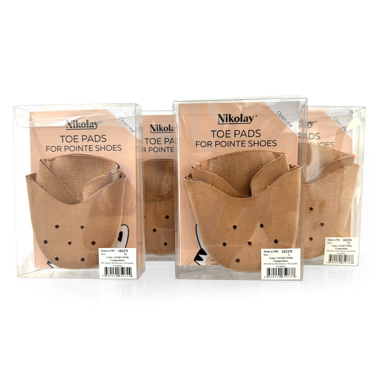 1022N Moleskin PLUSH Pointe Shoe Toe Pads - Lindens Dancewear