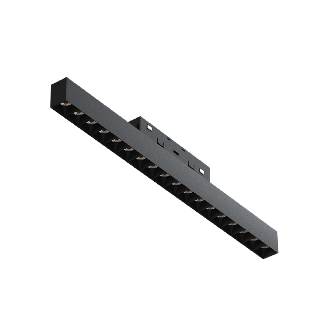 33 CM Magnet Mercekli Linear Led Aydınlatma 18W Siyah