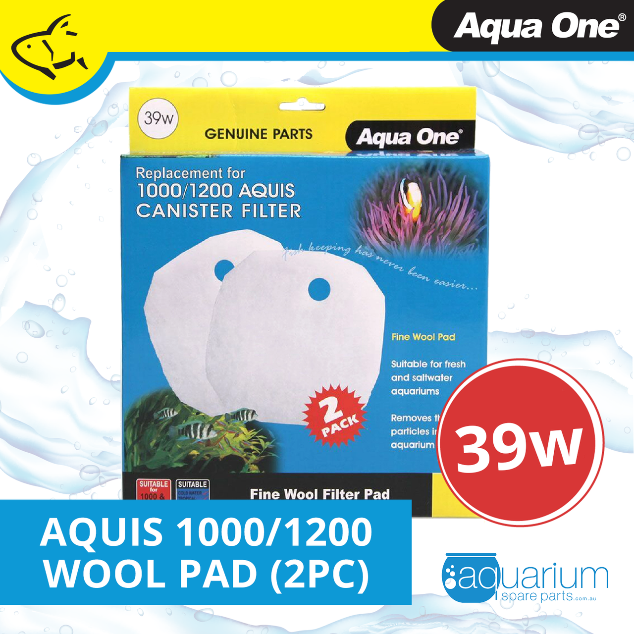 Aquatic - Aqua One - Canister Filters - Aquis Series - Aquis 1200 ...