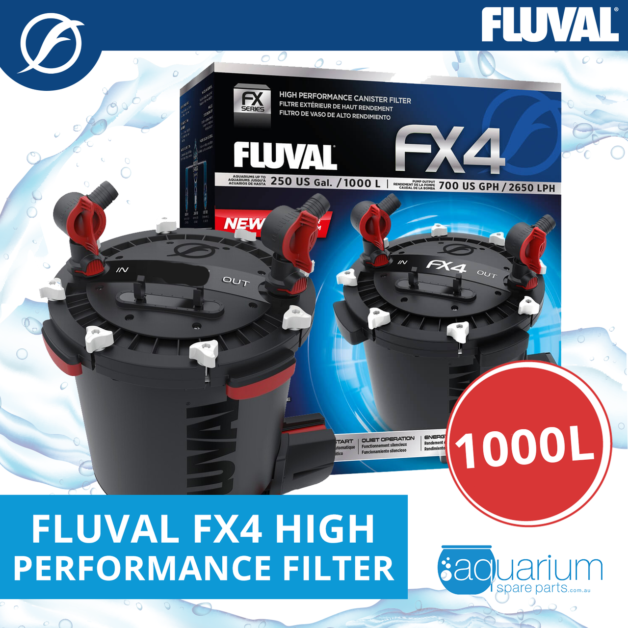 Fluval FX4 High Performance Canister Filter
