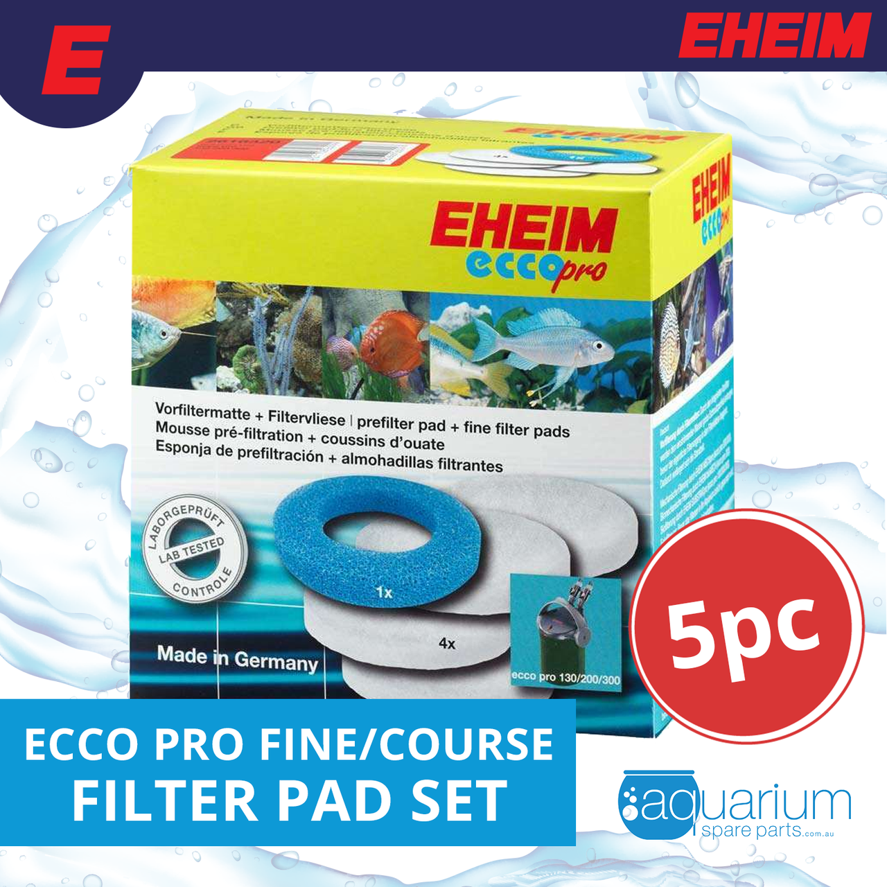 Aquatic - Eheim - Canister Filters - Ecco Pro - Aquarium Spare Parts