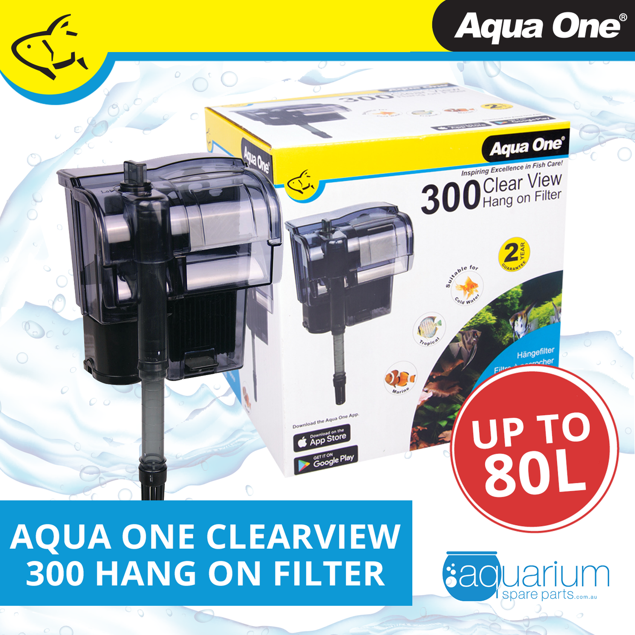 Aqua One ClearView 400 Hang On Filter (11528)