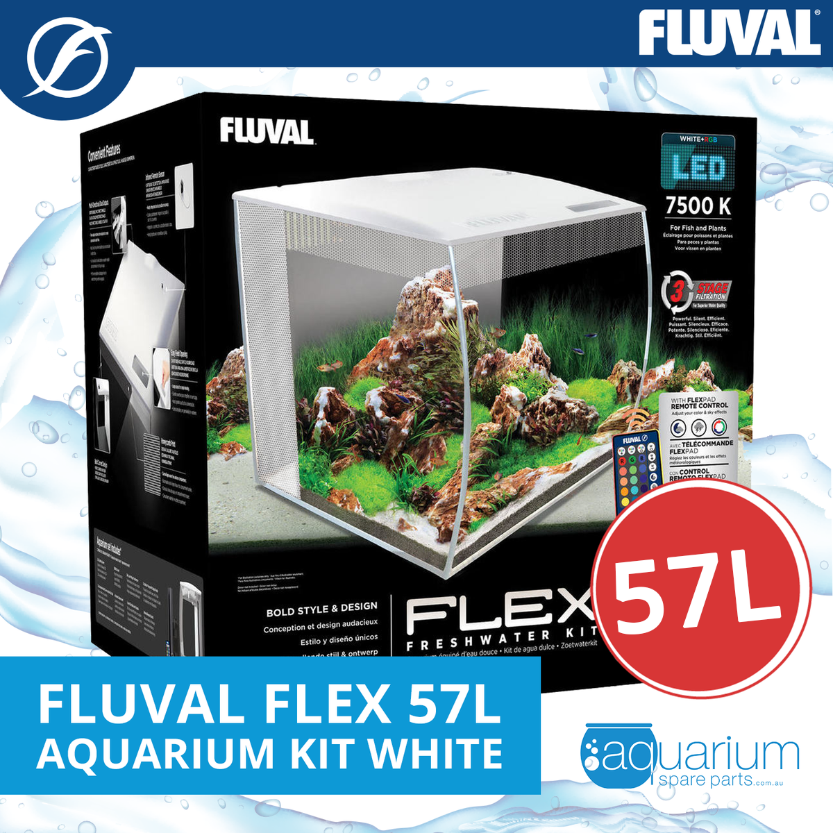 Aquatic - Fluval - Nano Aquarium - Flex - Aquarium Spare Parts