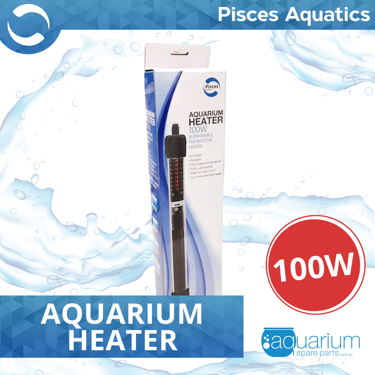 Bioscape Tropic Aquarium Heater 100w