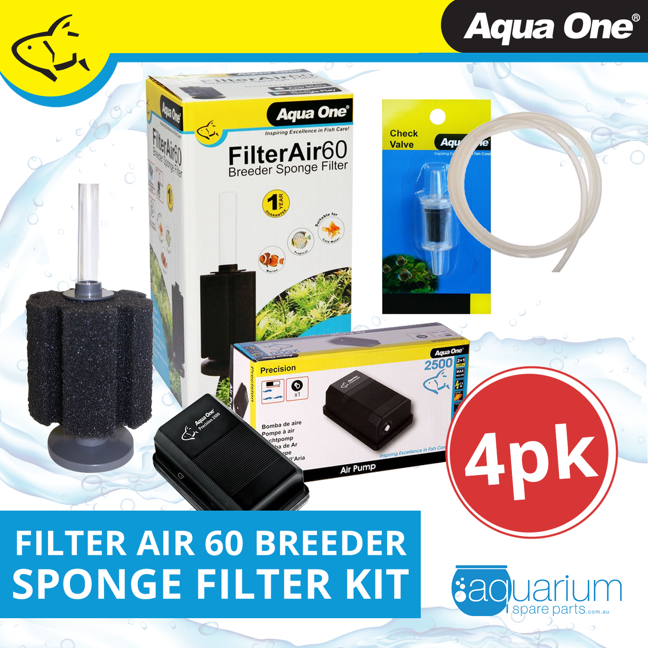 Aqua One Filter Air 136 Breeder Sponge Filter (19886)