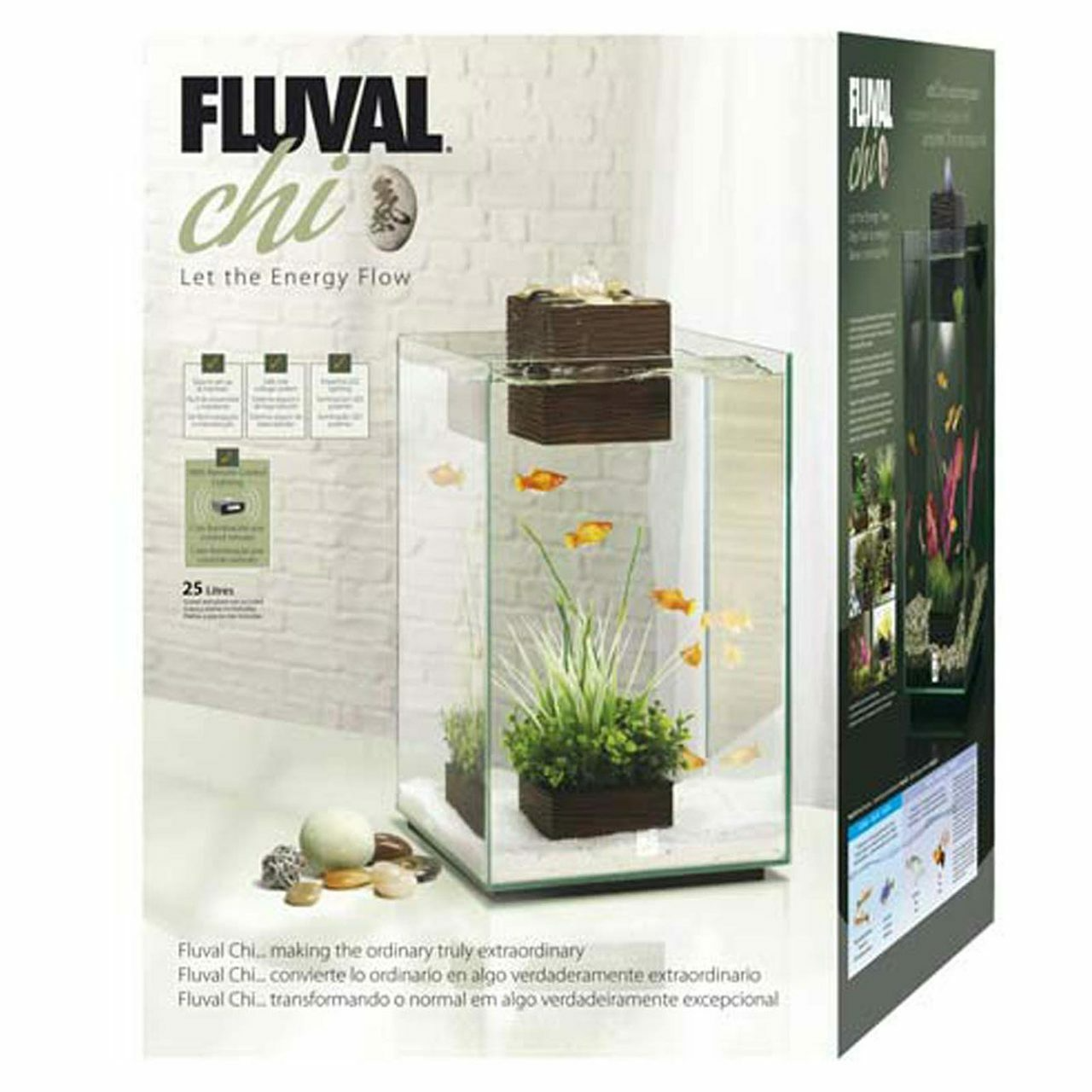 Aquatic - Fluval - Nano Aquarium - Chi Series - CHI 25l Aquarium ...